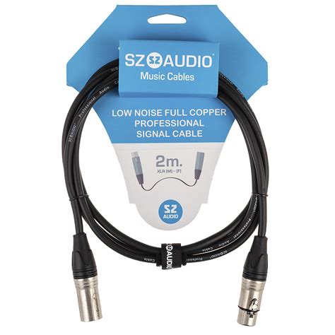 SZ-AUDIO XLRm - XLRf 2m — Коммутация