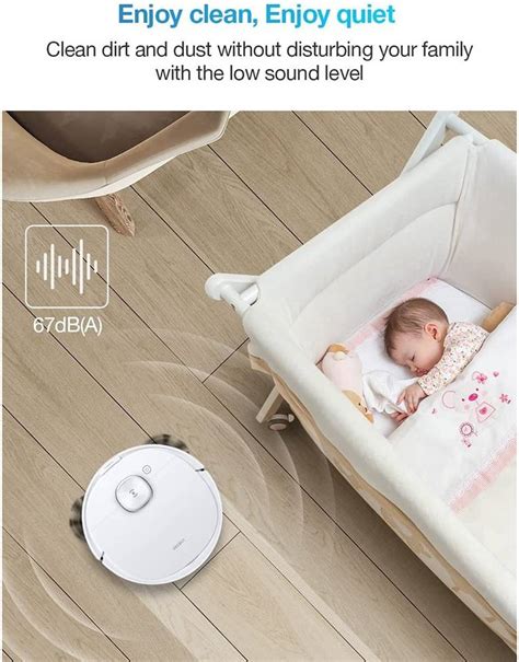 Ecovacs Deebot N8 Robot Vacuum Cleaner & Mopping, Multi-Floor Mapping ...