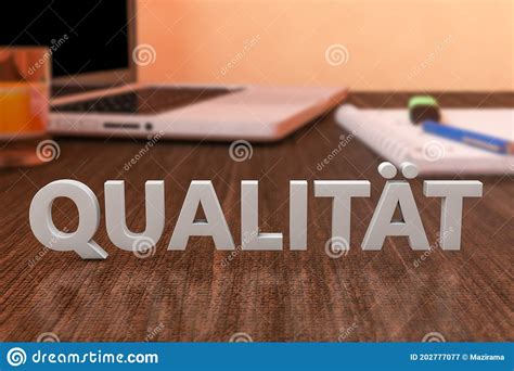 Qualitaet stock illustration. Illustration of strategy - 202777077