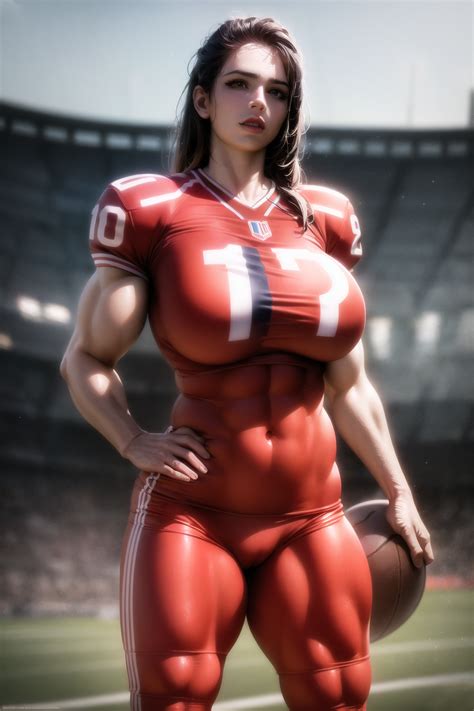 AI Generated - Female Football Player 8 by Turamarth14 on DeviantArt