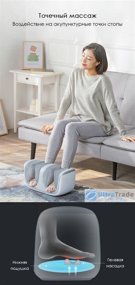 Массажер для ног Xiaomi Momoda Leg Knee and Foot Massager White (SX383 ...