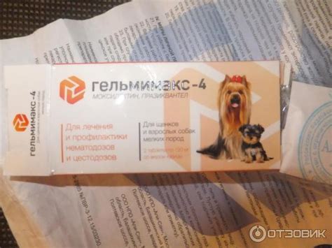 Гельмимакс для собак: показания и инструкция по применению, отзывы, цена