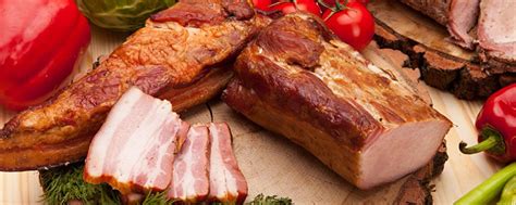 Продукция горячего копчения | Очень вкусное копченое мясо 數 грудинка ...