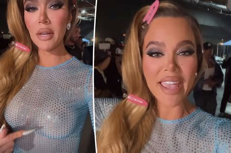 Khloé Kardashian tests Instagram’s nipple ban in sheer top