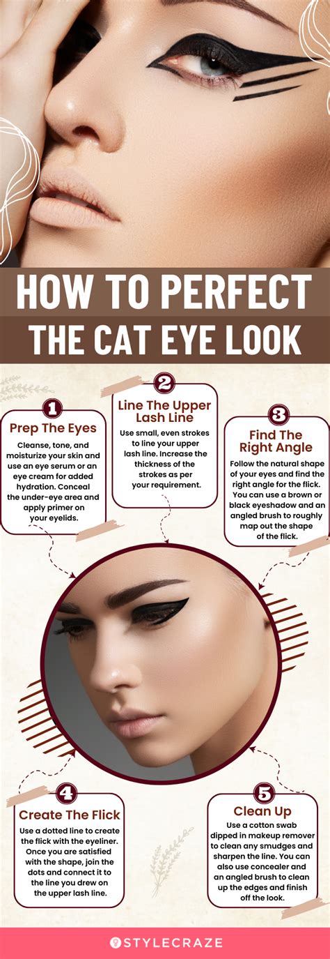 How To Draw A Cat Eye Makeup Step By Step With Pictures - Infoupdate.org