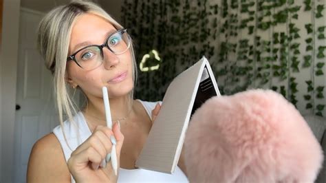 ASMR- Asking You Random Questions (Clicky Whisper, Word Repetition, Typing, Slight Mouth Sounds ...