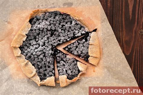 Черничная галета из цельнозерновой муки | fotorecept.ru