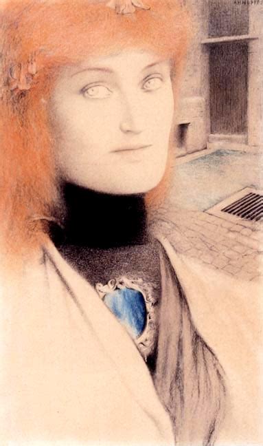 Who Shall Deliver Me? by Fernand Khnopff (1858-1921)