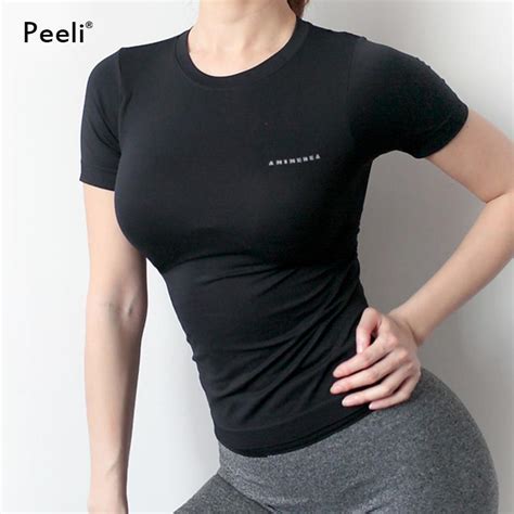 Купить Peeli женский топ для йоги, бесшовные спортивные футболки ...