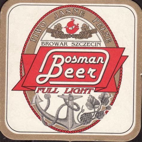 Beer coaster - Coaster number 12-1 | Brewery Bosman :: City - Szczecin ...
