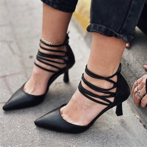 Milena Matte Leather Short Heels Women Stilettos Black купить недорого ...
