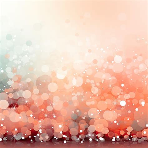 Premium Photo | Light peach background consisting of sparkles and bokeh circles Soft focus