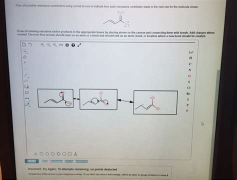 Draw all possible resonance contributors using curved | Chegg.com
