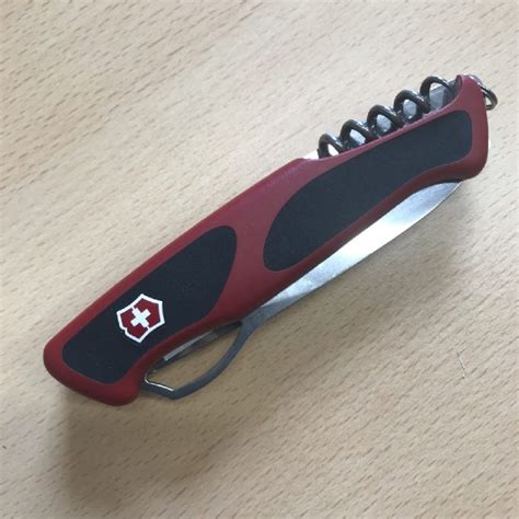 Victorinox Rangergrip 79 in Red and Black with Woodsaw ...