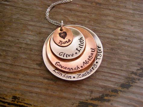 PERSONALIZED NANA NECKACE Nana Jewelry Nana Layered | Etsy