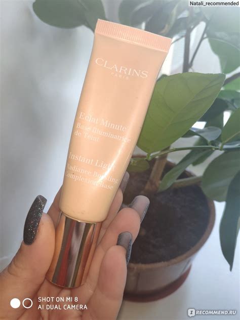 База под макияж Clarins Eclat minute base illuminatrice de teint - «Я ...