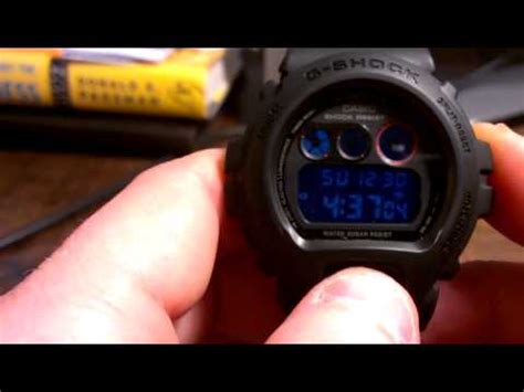DW6900MS-1 Black Military Series - Casio G-Shock Watch Review "3230" - YouTube