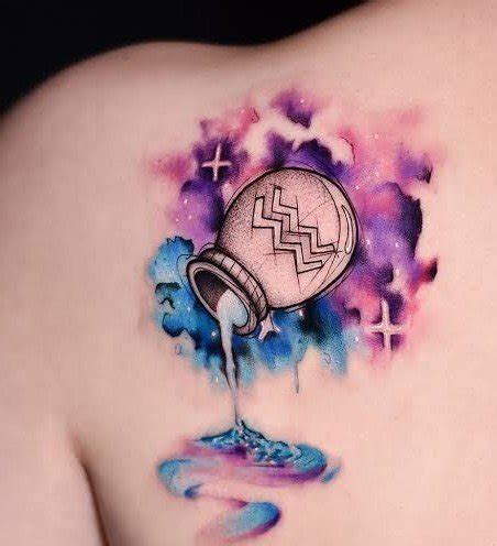 Тату знак Зодиака Водолей / значение, идеи / 35+ фото | VeAn Tattoo