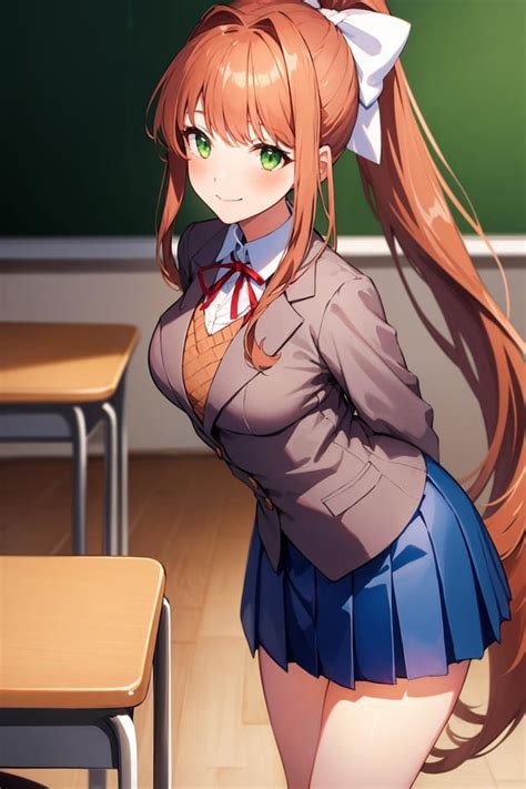 Monika (DDLC) - v1.0 | Stable Diffusion Model - LORA | Tensor.Art