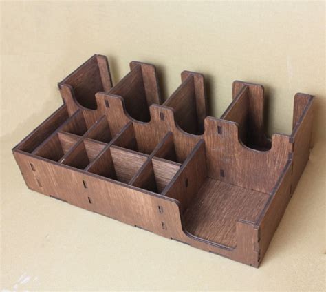 Органайзер барный PremiumPlus Тиса EcoWood 4 отдела для крышек/стаканов ...