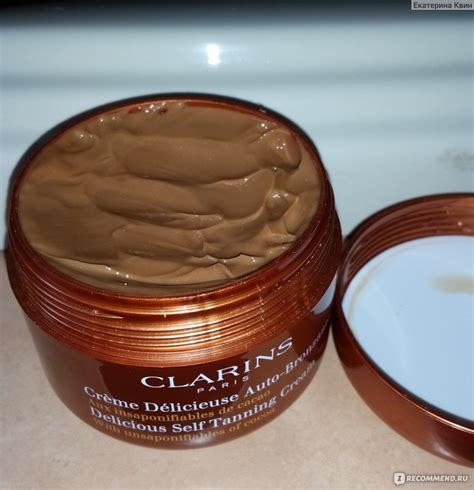 Автозагар Clarins Delicious self tanning cream - «Неплохой автозагар ...
