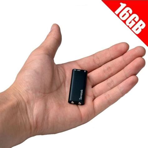 Миниатюрный диктофон Savetek 200, 16 Гбпамяти активация записи голосом ...