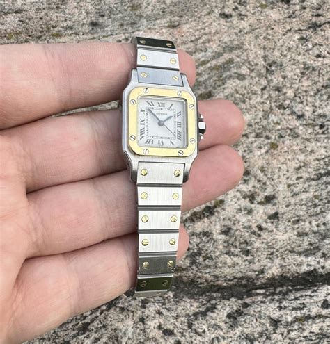 [WTS]Cartier Santos Ref. 0902 Steel &18K Gold Lady 24 mm Watch 3000 CAD ...