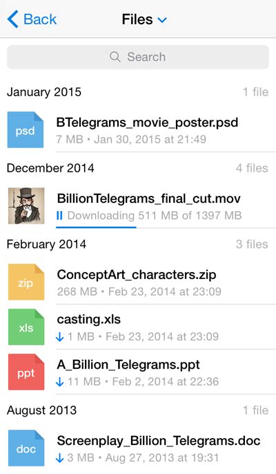 Shared Files and Fast Mute