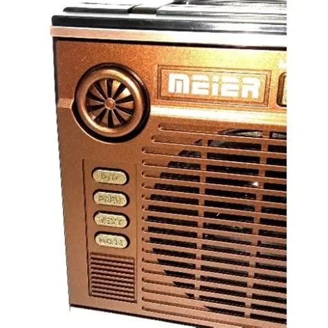 Ραδιόφωνο με Ηλιακό Πάνελ Meier M-538BT-S σε Καφέ Χρώμα | G for Gadget
