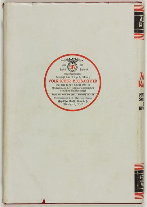 Lot - FIRST EDITION OF "MEIN KAMPF", VOLUME TWO