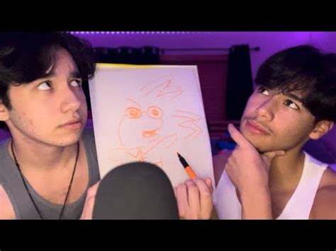 ASMR Pictionary With My Brother - YouTube