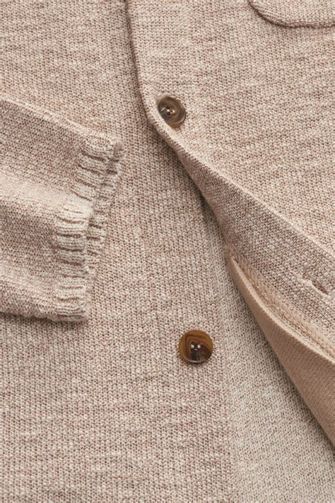 MAURIZIO BALDASSARI cardigan beige/white | BRAUN Hamburg