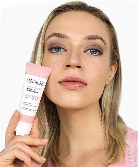 Sinoz Pink Touch Face Sun Cream SPF 50+ Солнцезащитный Крем для Лица с ...