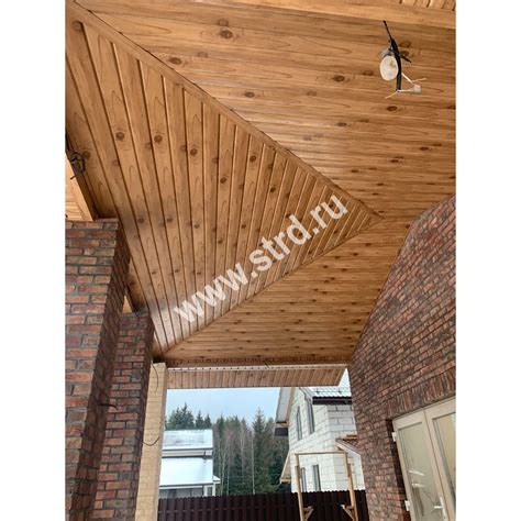 Софит двойной сплошной сталь 0.5мм Ecosteel 240мм Сосна Металл Профиль ...