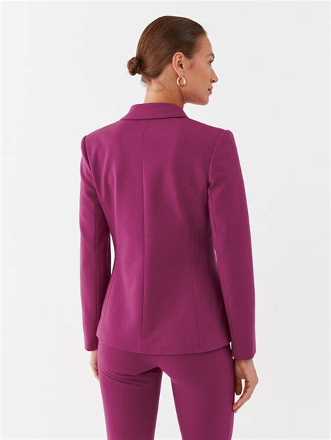 Pinko Marynarka 100256 A15O Fioletowy Regular Fit | Modivo.pl