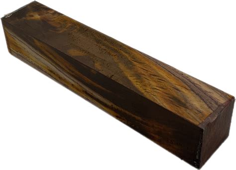 Cocobolo Exotic Wood | 1-1/4" x 1-1/4" x 6-11/16" | Hand-picked #118218