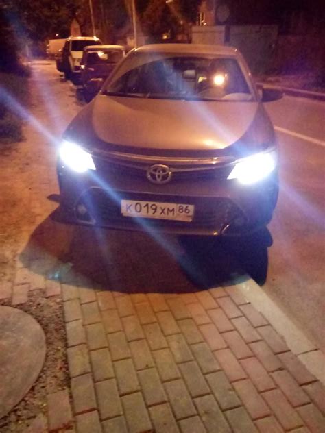 диодные лампы — Toyota Camry (XV50), 2 л, 2016 года | аксессуары | DRIVE2