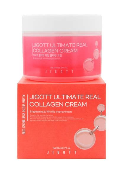 JIGOTT Ultimate Real Collagen Cream Восстанавливающий крем для лица с ...