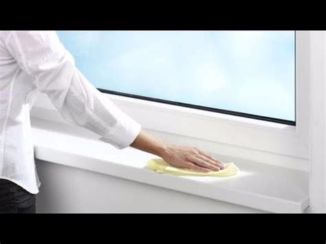 Чем отмыть пластиковый подоконник - YouTube