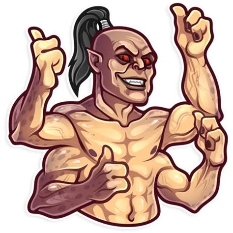 Набор стикеров для Telegram «Mortal Kombat»