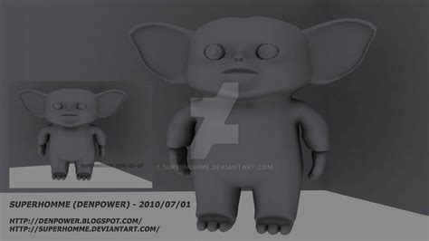 Gizmo Mogwai 3D by superhomme on DeviantArt