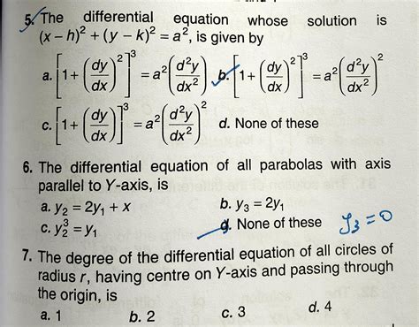 calculus - Differential Equations - Arbitrary and fixed constants ...