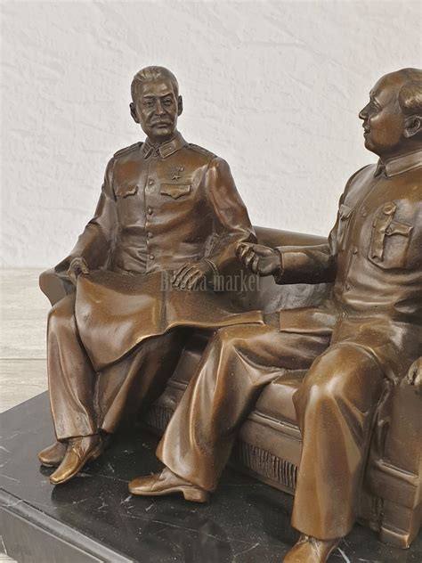 Бюст "Сталин и Мао" арт. 2732 - купить в Москве - низкие цены