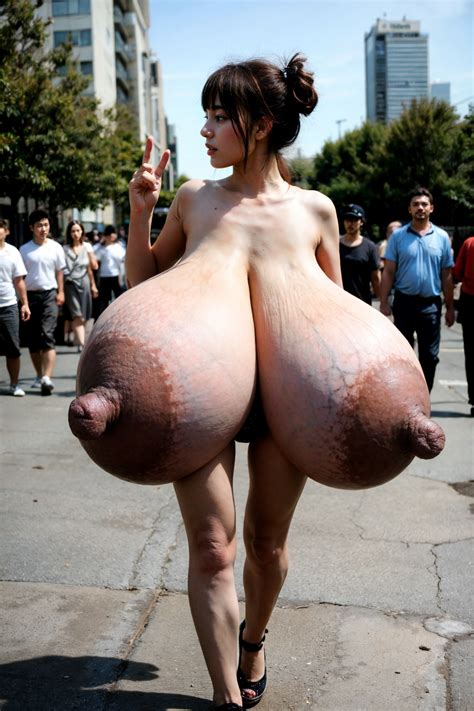 Rule 34 - ai generated asian female breasts out dark nipples ...