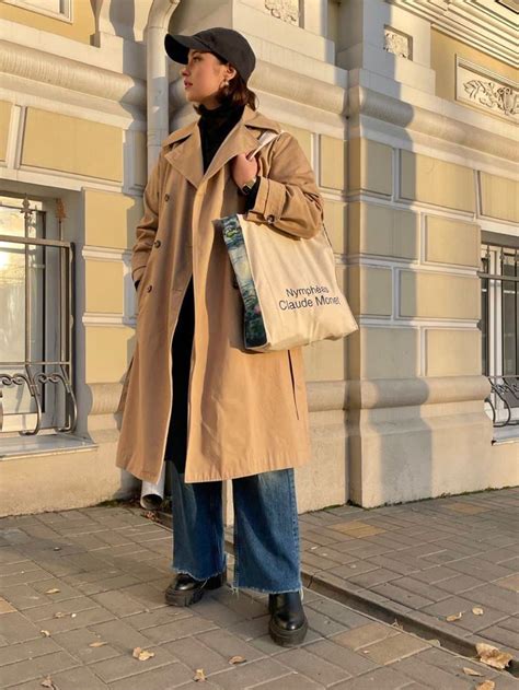 IG ah_nadin | Тренч, Джинсы-клеш, Стиль