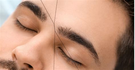 Threading Eyebrows Before And After Men