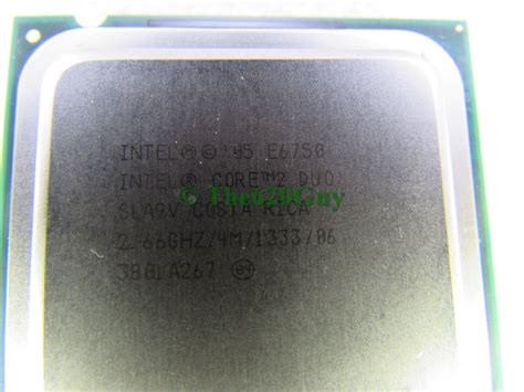 Intel Core 2 Duo E6750 Dual Core 2.66GHz 4M/1333 SLA9V Socket 775 CPU ...