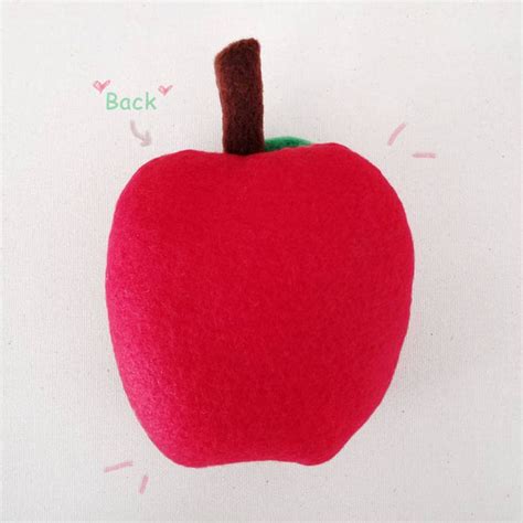 Red Apple Plush - Etsy
