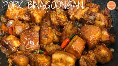 Easy Pork Binagoongan Recipe | Binagoongang Baboy \ @GetCookin - YouTube