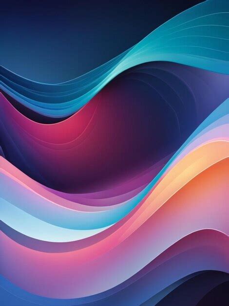 Premium Photo | Abstract colorful wavy background